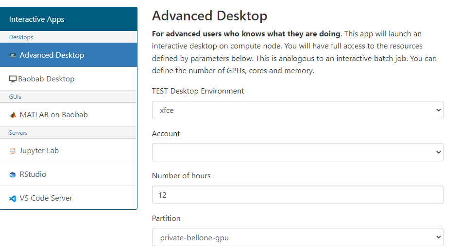 Cannot Launch Baobab Desktop Hpc Issues Hpc Community